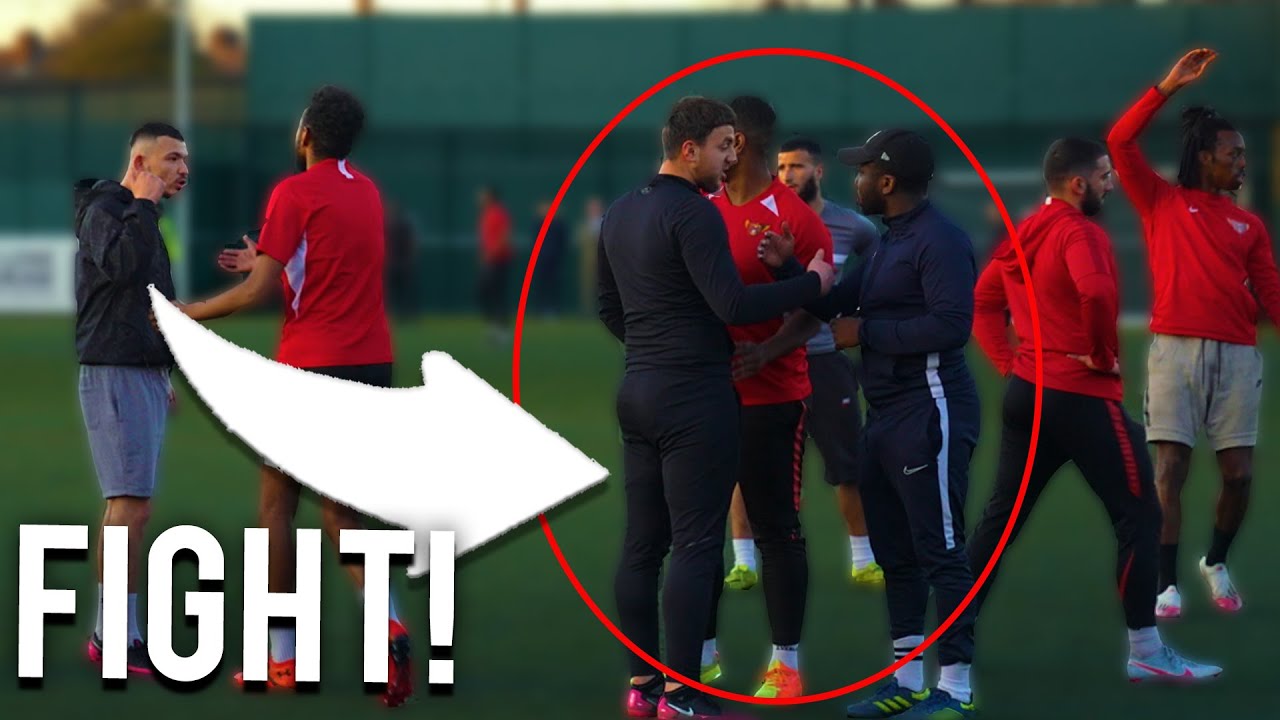 This Team Tried To FIGHT THE REFEREE - Official Football Match - YouTube