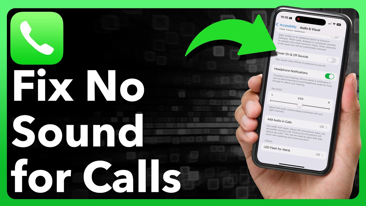 How To Fix No Sound For iPhone Calls - YouTube