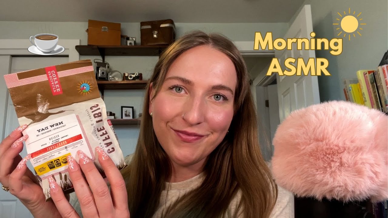 Morning ASMR to Wake Up Gently ☀️☕ Soothing Triggers, Positive ...