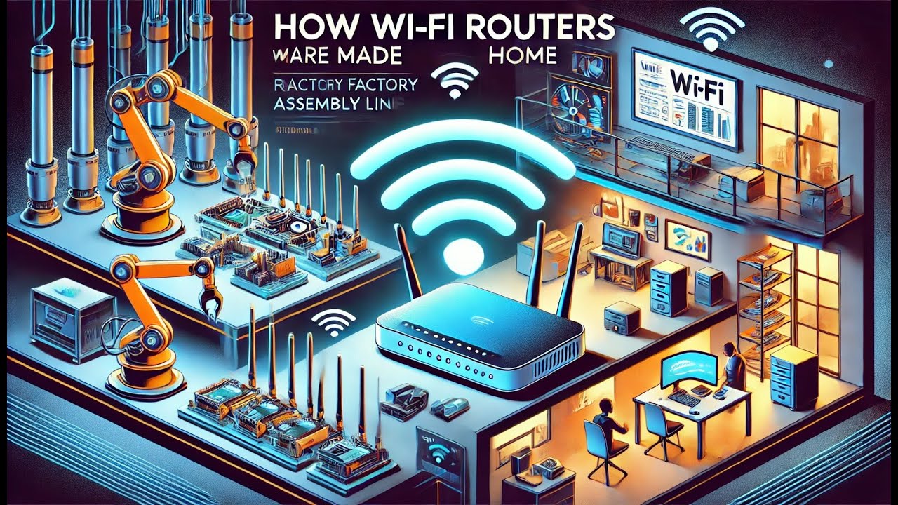 How Wi-Fi Routers Are Made: From Factory to Your Home Connection - YouTube