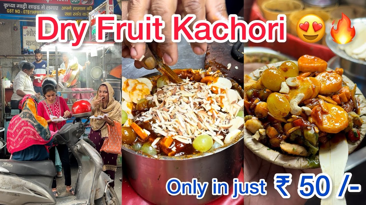 Most Unique Kachoriya of Delhi 😍🔥 Aisi Kachoriya nhi khayi hongi ...