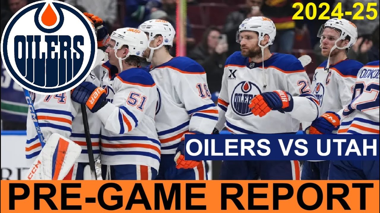 Pre-Game Report: Edmonton Oilers vs Utah Hockey Club - YouTube