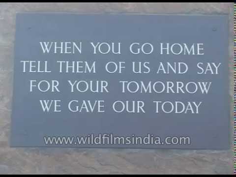 Kohima War Cemetery: Home To The Most Popular Epitaph - YouTube