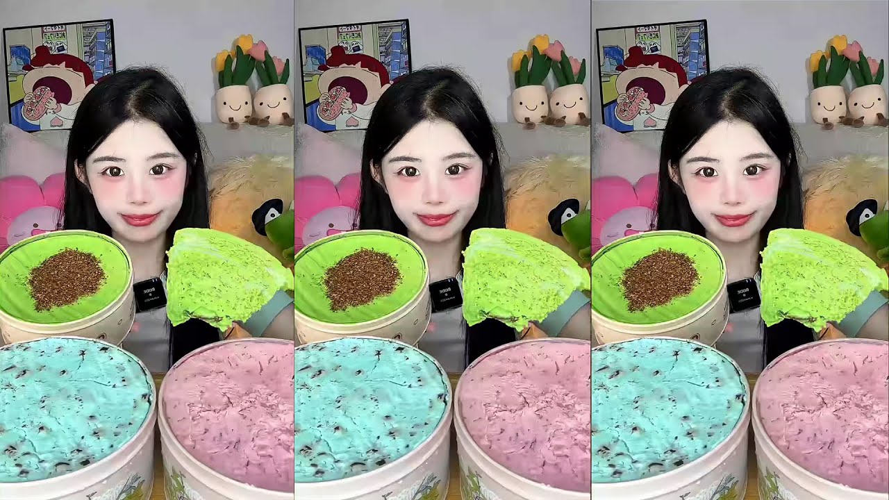 [mukbang] sheep head meat pig head, [mukbang] fatty meat, asmr chinese ...