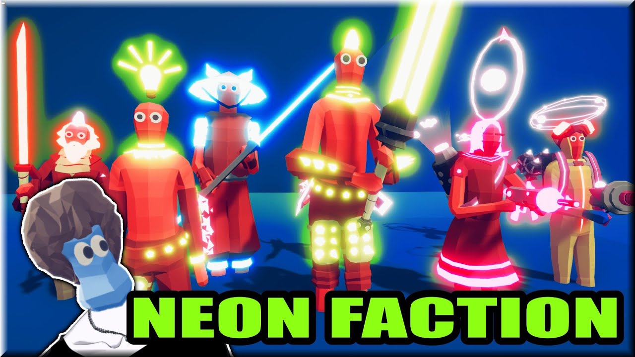 🔴I MADE TABS NEON FACTION - NEON UPDATE [Early Access] Totally Accurate ...