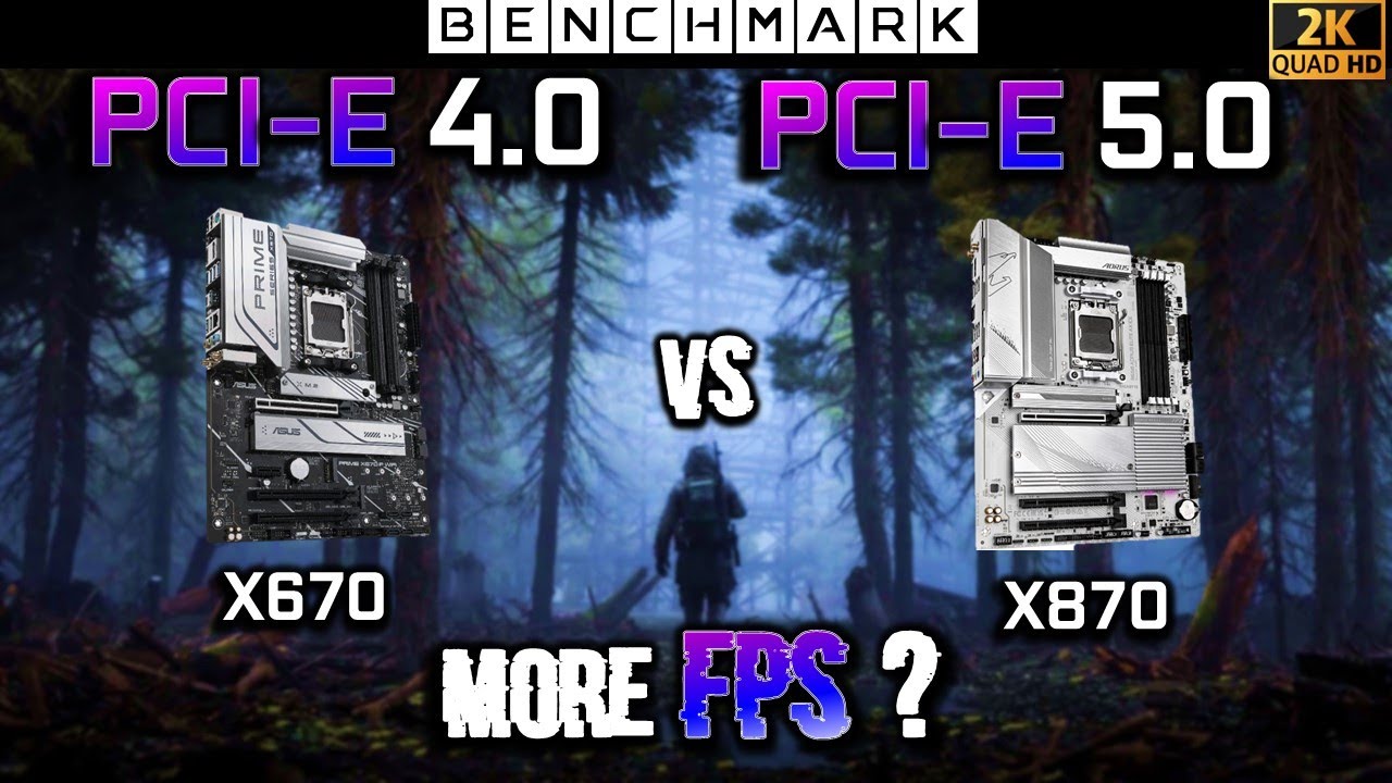PCI-E 4.0 vs PCI-E 5.0 / RTX 5080 16GB / 1440p / Test in 8 Games - YouTube