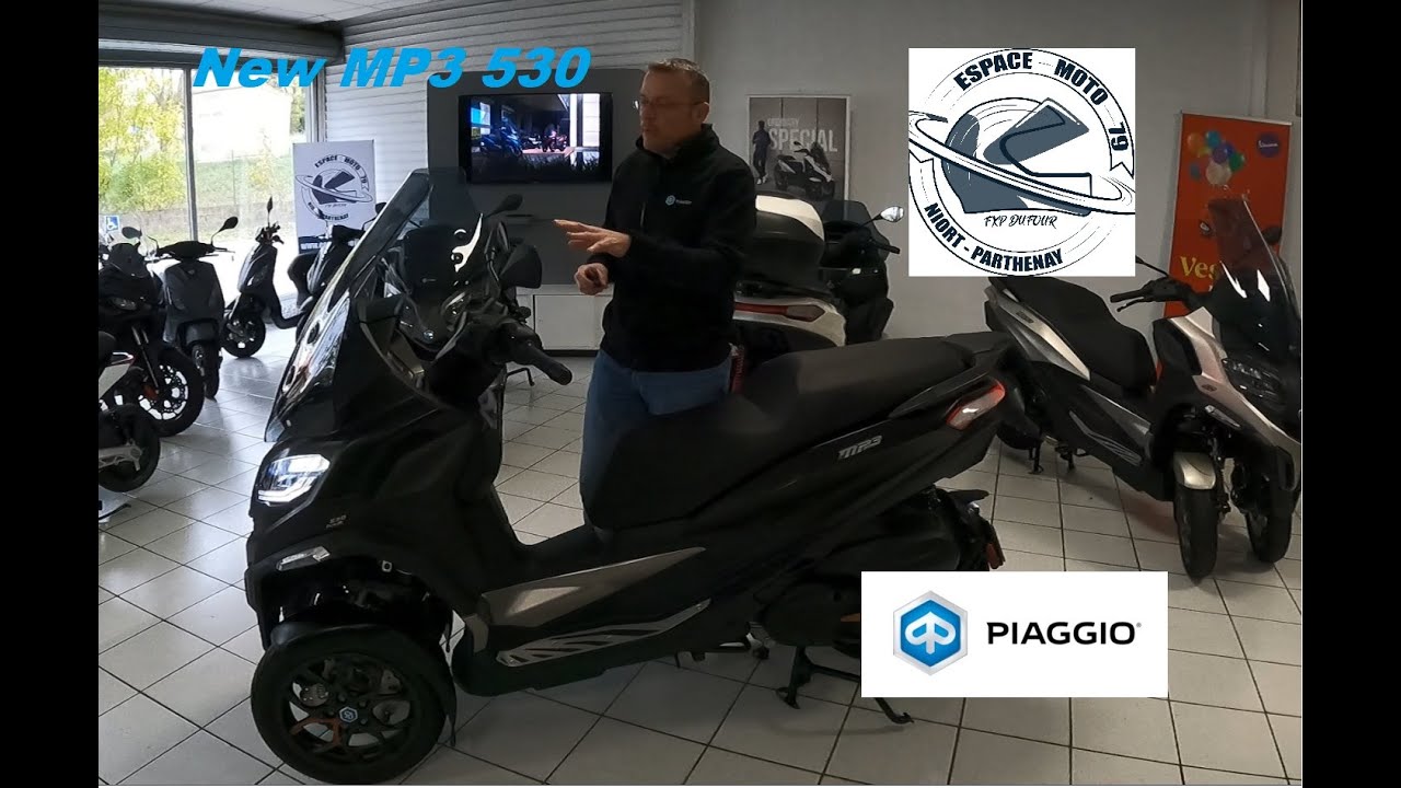 PIAGGIO NEW MP3 530 / 400 - YouTube