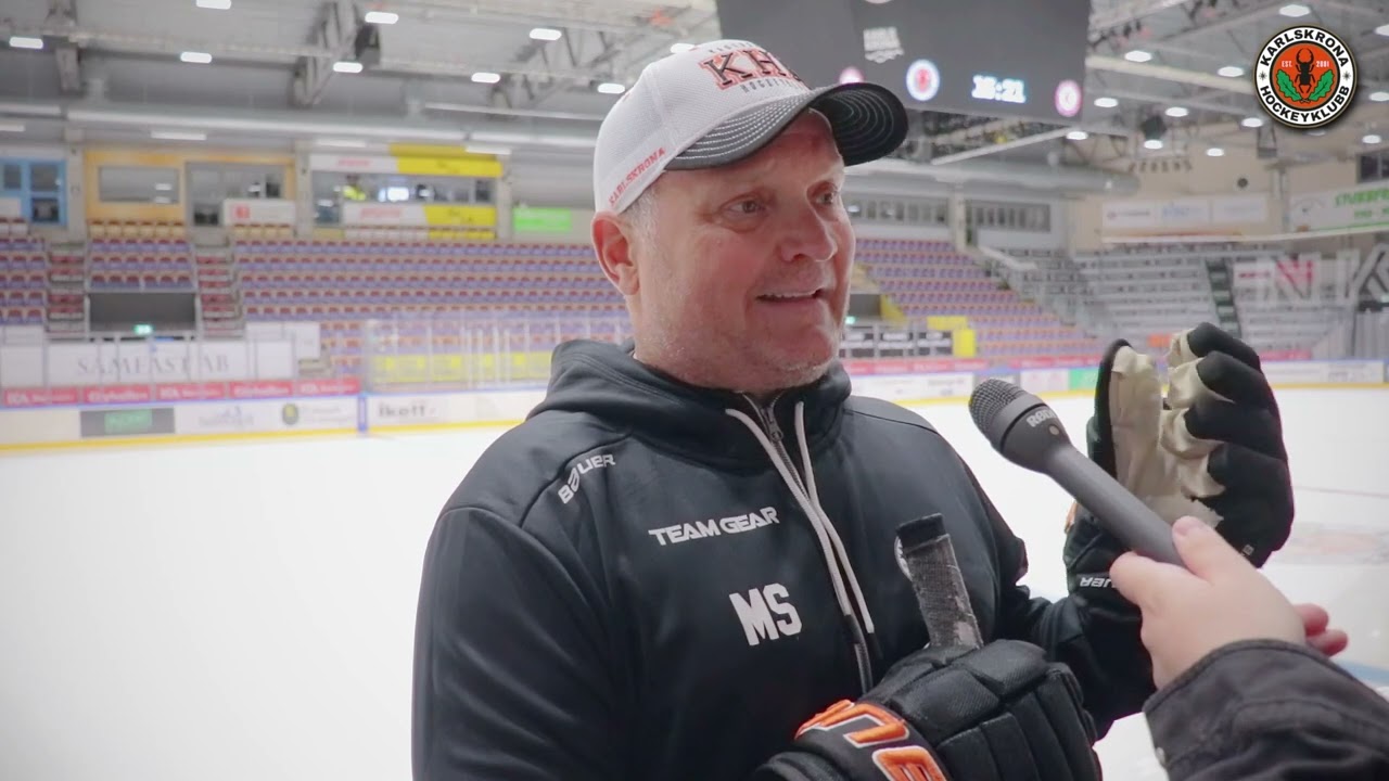 KHKTV: Intervju med huvudtränare Magnus Sundquist - Karlskrona HK