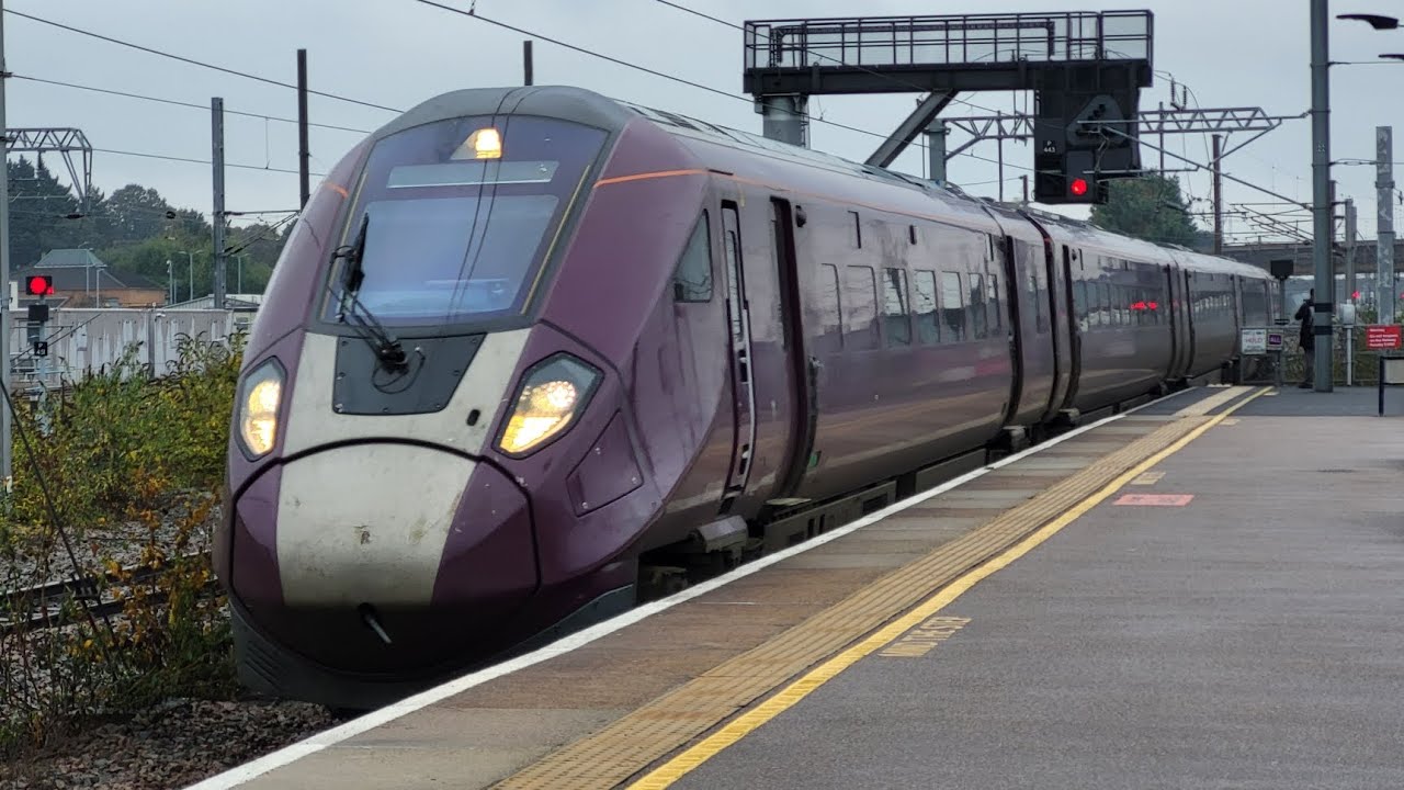 Brand new EMR 810 001 departing Peterborough - YouTube
