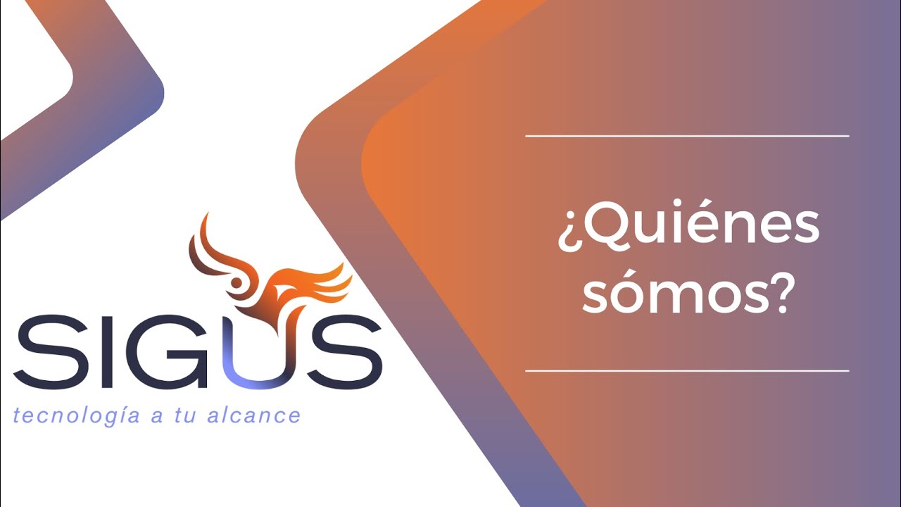 ¿Quiénes sómos? - SIGUS - YouTube