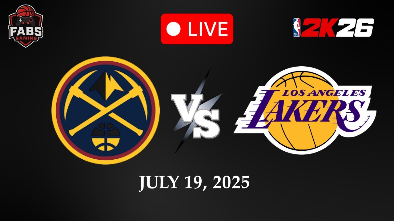 Live Now! Los Angeles Lakers vs Denver Nuggets | NBA Pre-Season | July ...