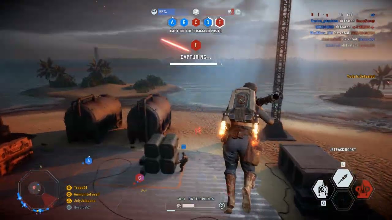 Star Wars Battlefront 2: Chaotic Game in Scarif Beach (No Commentary) - YouTube
