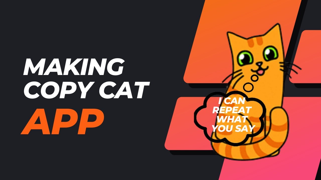 How to make a copy cat app - YouTube