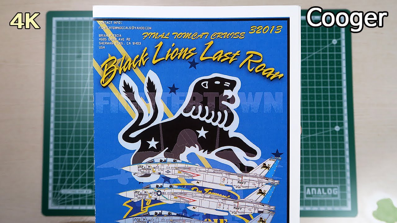F-14D Tomcat VF-213 Black Lions Last Roar 2005~2006 Final Cruise 1/32 ...
