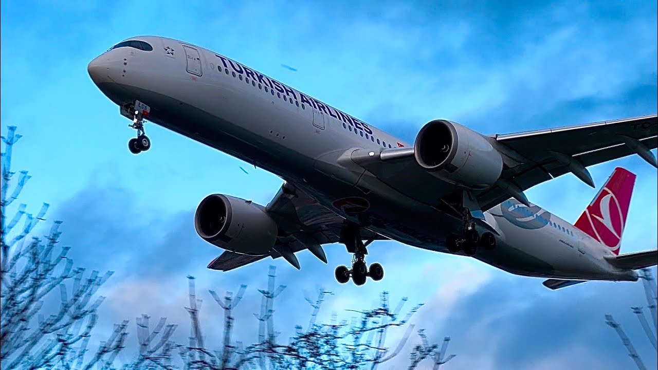 *Extremely Windy* Storm Henk Crazy Landings - YouTube