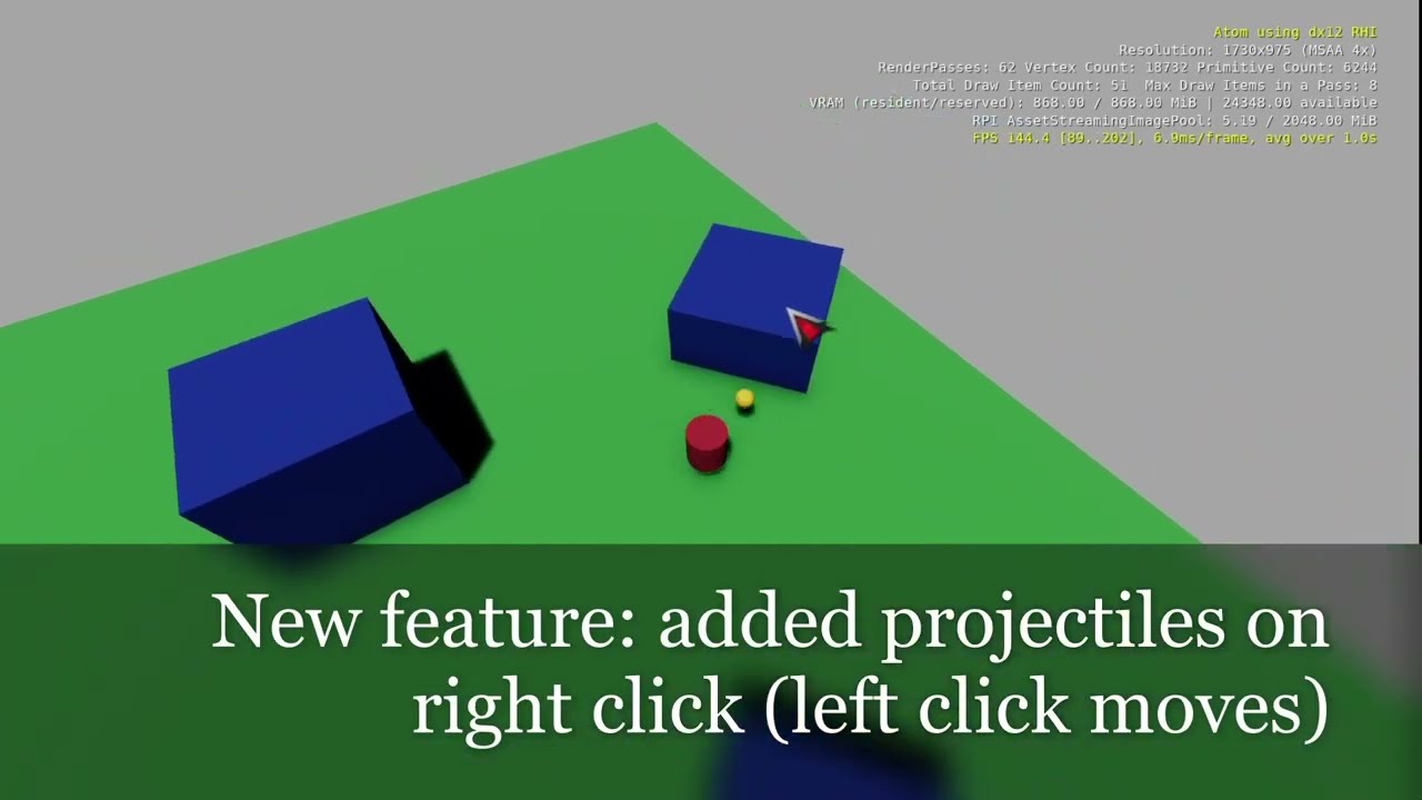 O3DE - ARPG, part 2, projectiles - YouTube