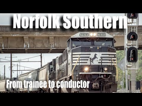 Norfolk southern trainee to conductor - YouTube