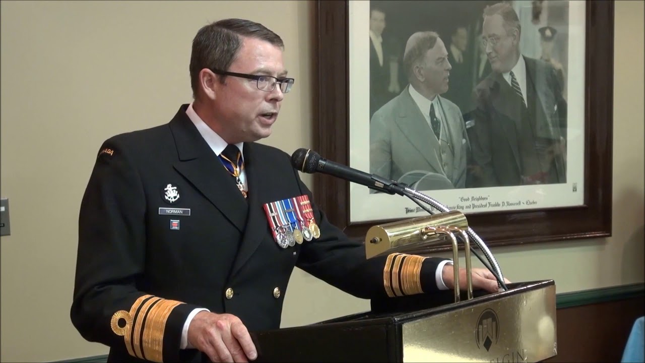 Vice-Admiral Mark Norman Presentation 2013 Allied Merchant Navy Day of ...