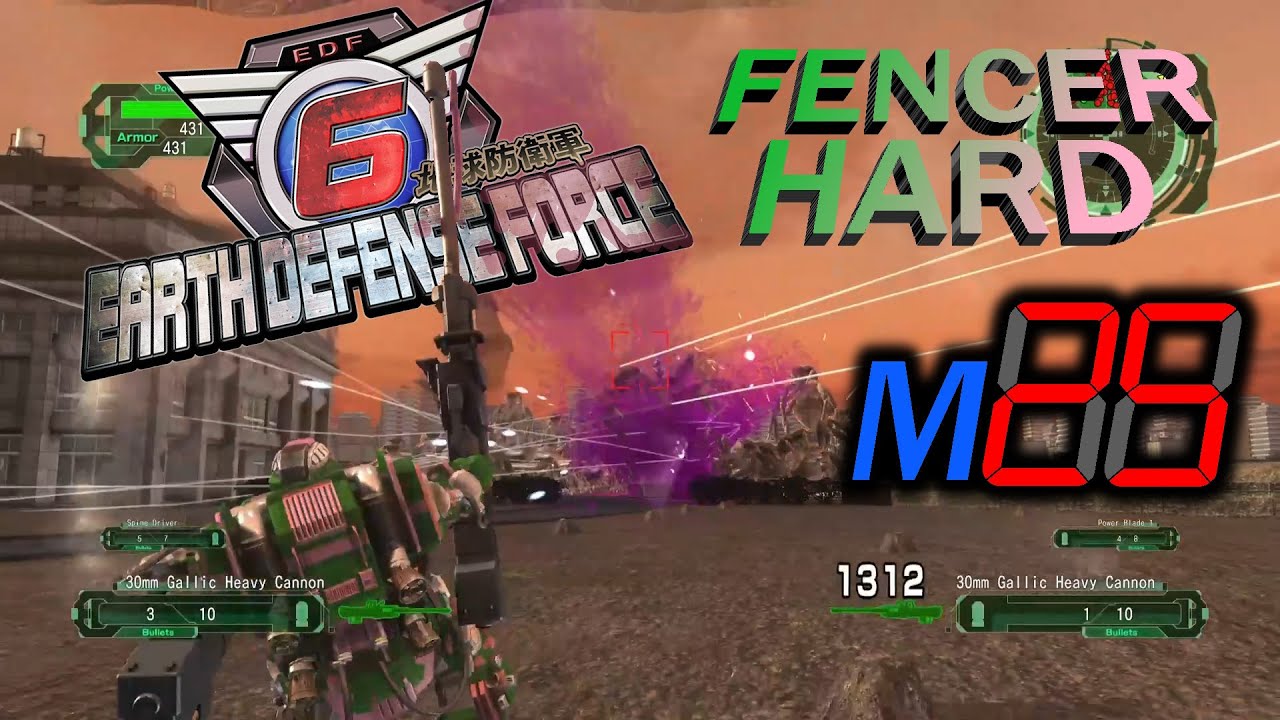 EDF 6: Fencer Hard | 25. Sniper Unit - SnakeOfBacon 🤠 - YouTube