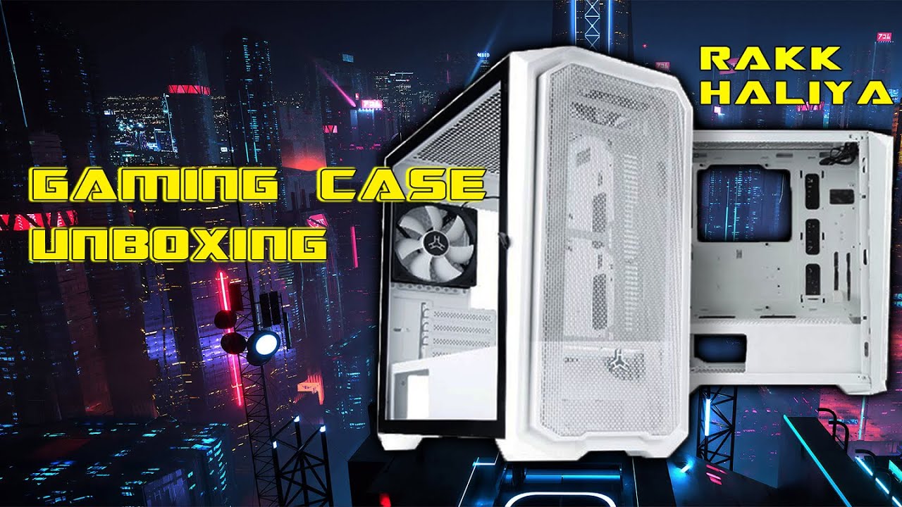 ⭕ PC Gaming Case Rakk Haliya Unboxing ⦿ Budget Gaming Case Unbox - YouTube