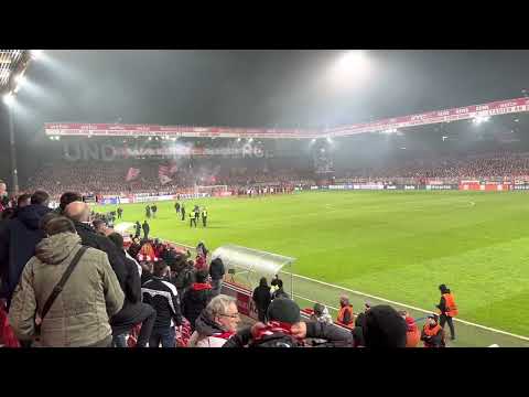 Union Fans nach dem Spiel gegen Ajax