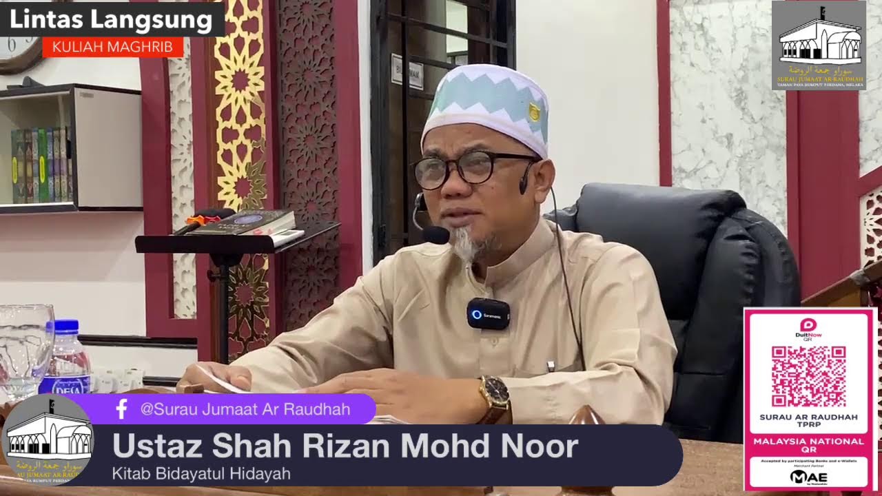Kuliah Maghrib - Ustaz Shah Rizan Mohd Noor - 30 Januari 2024 - YouTube