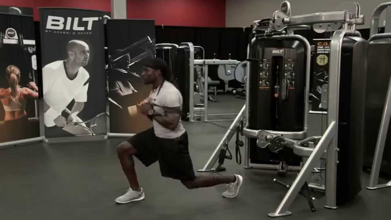 Cable Lunges | MAKING ATHLETES STRONGER - YouTube