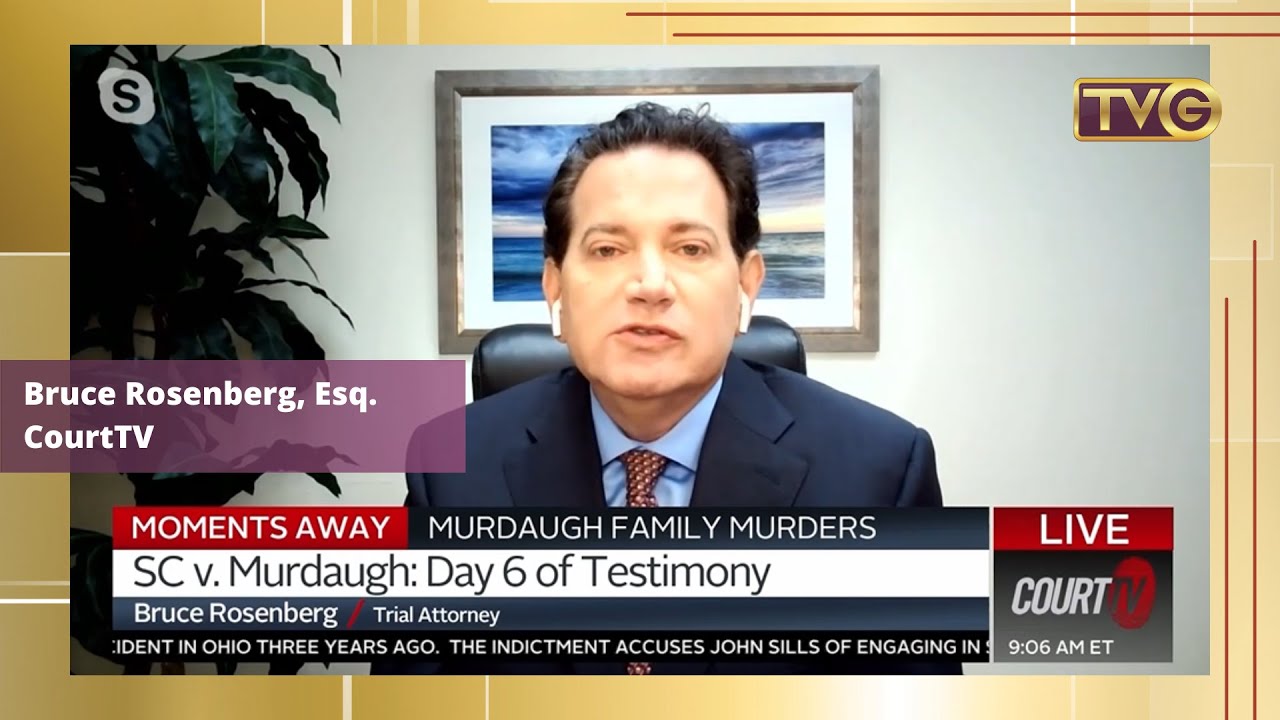 TVGuestpert: Bruce Rosenberg, Esq. on CourtTV discussing the Murdaugh ...