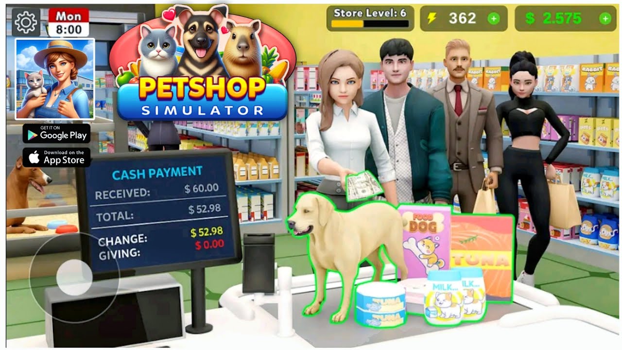 PET SHOP MANAGER SIMULATOR MOD APK NEW GAME 2025 J.S_GAMER_143 - YouTube