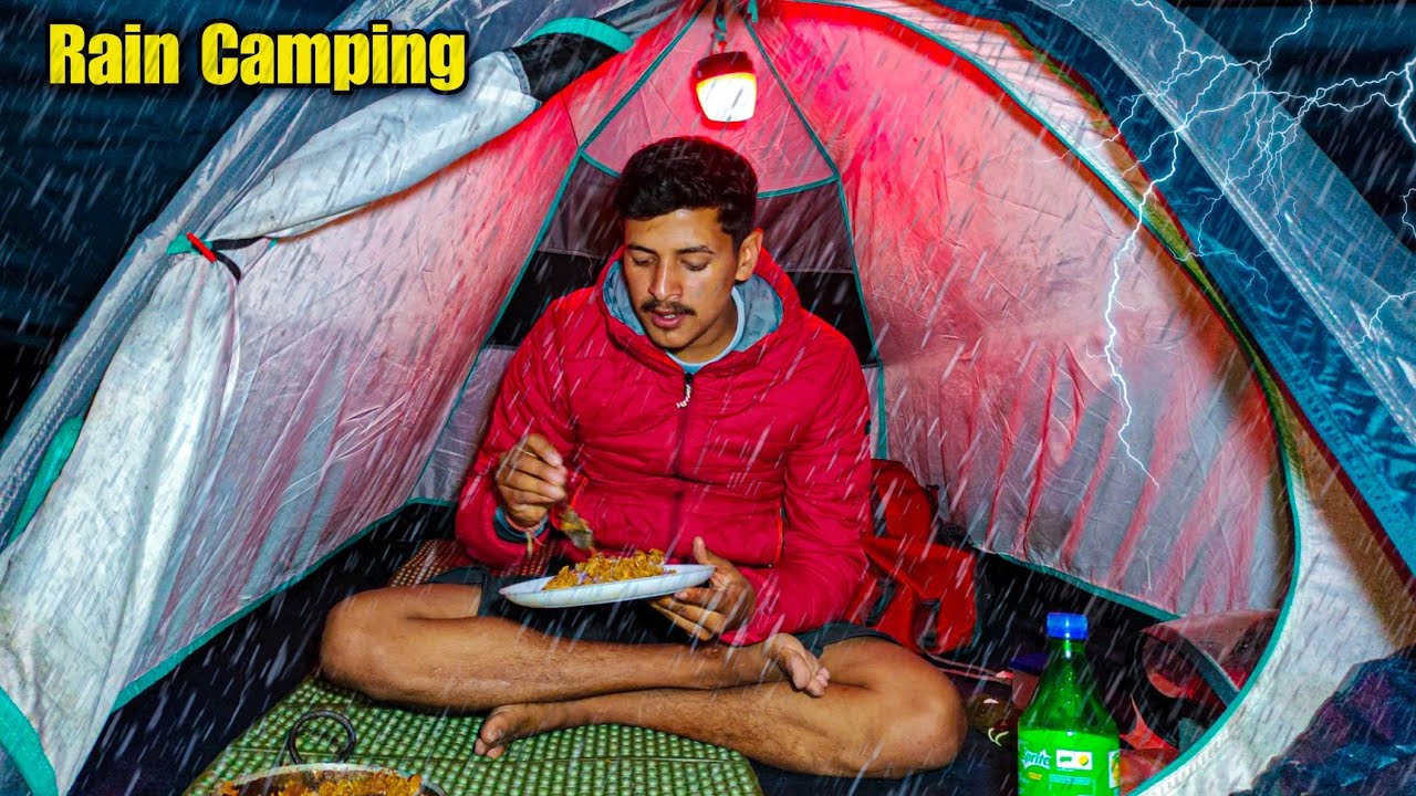 Solo Rain Camping In Rainy Weather | Camping In Rain | @UnknownDreamer ...