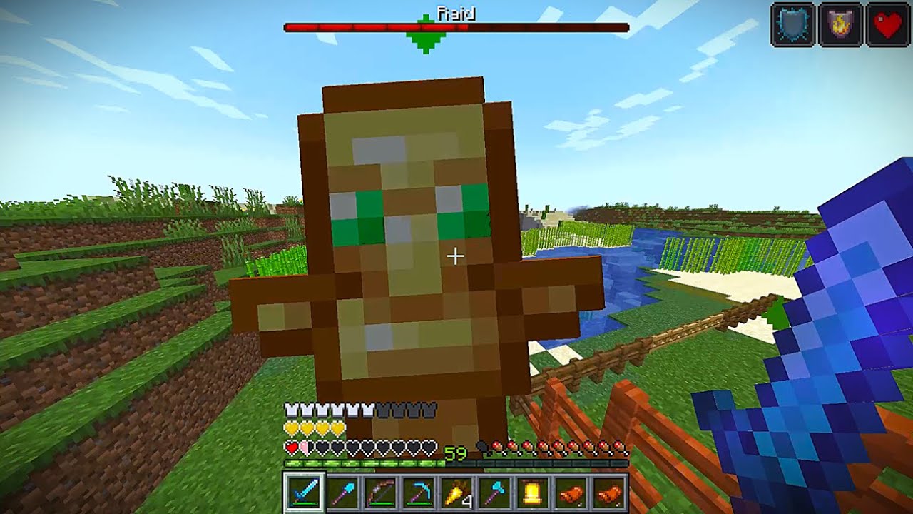 Minecraft 1.21.1 How Get Hero of The Village V And Bad Omen V in ...