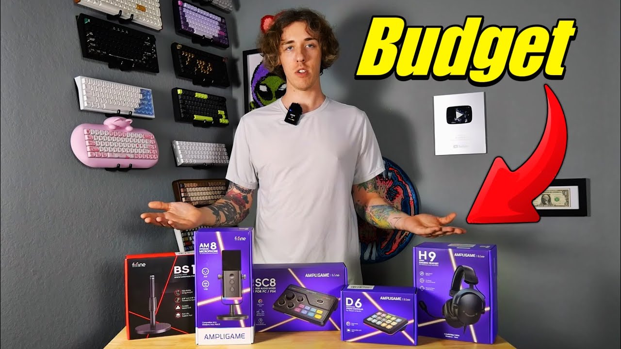 The Budget Streamer Setup From Fifine - YouTube