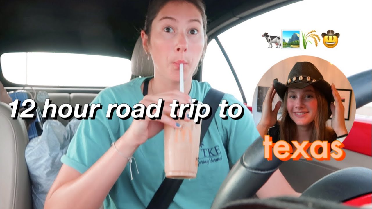 ROADTRIP TO TEXAS *pure 12 hour car ride chaos - YouTube