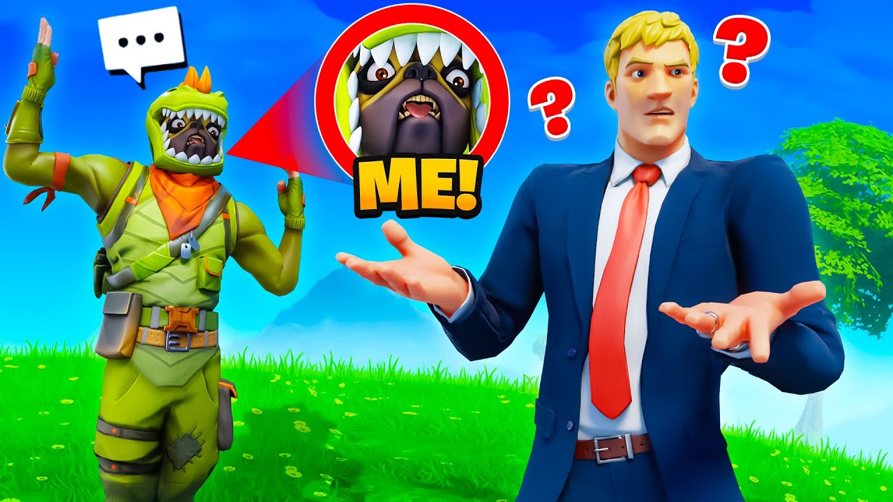 HIDING AS NPCs in Fortnite - YouTube