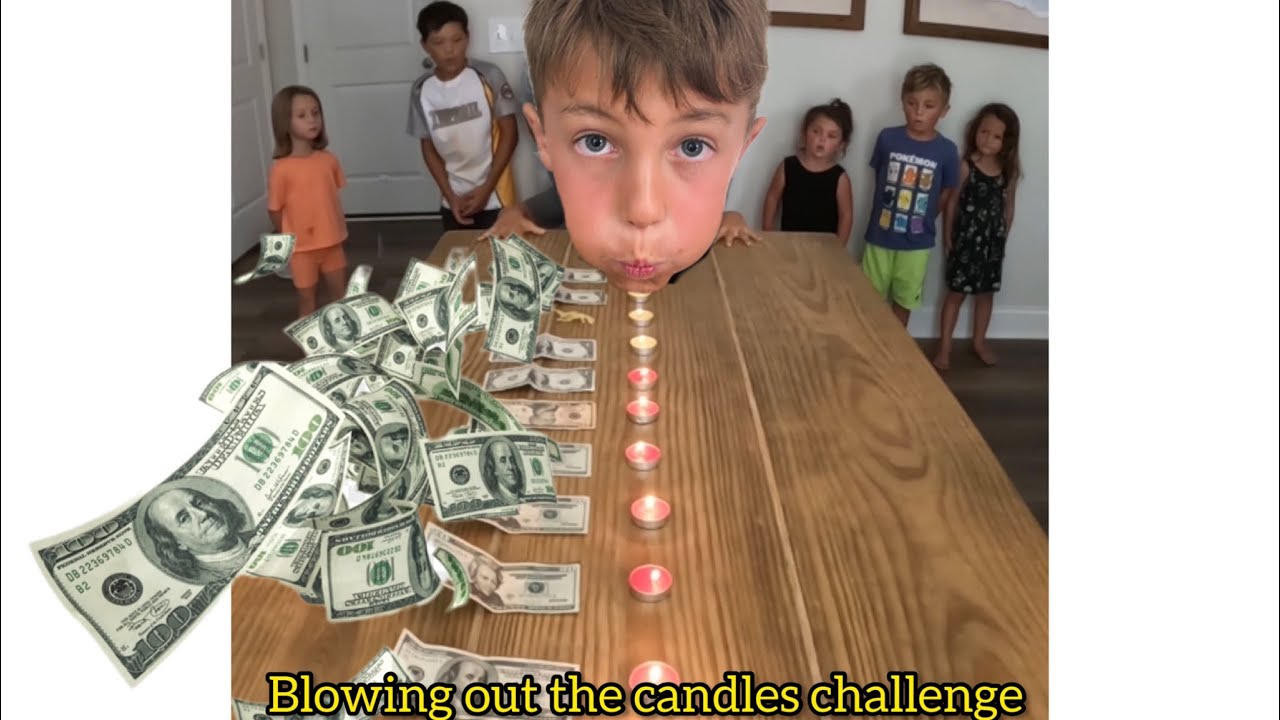 Blow out the candles challenge - YouTube