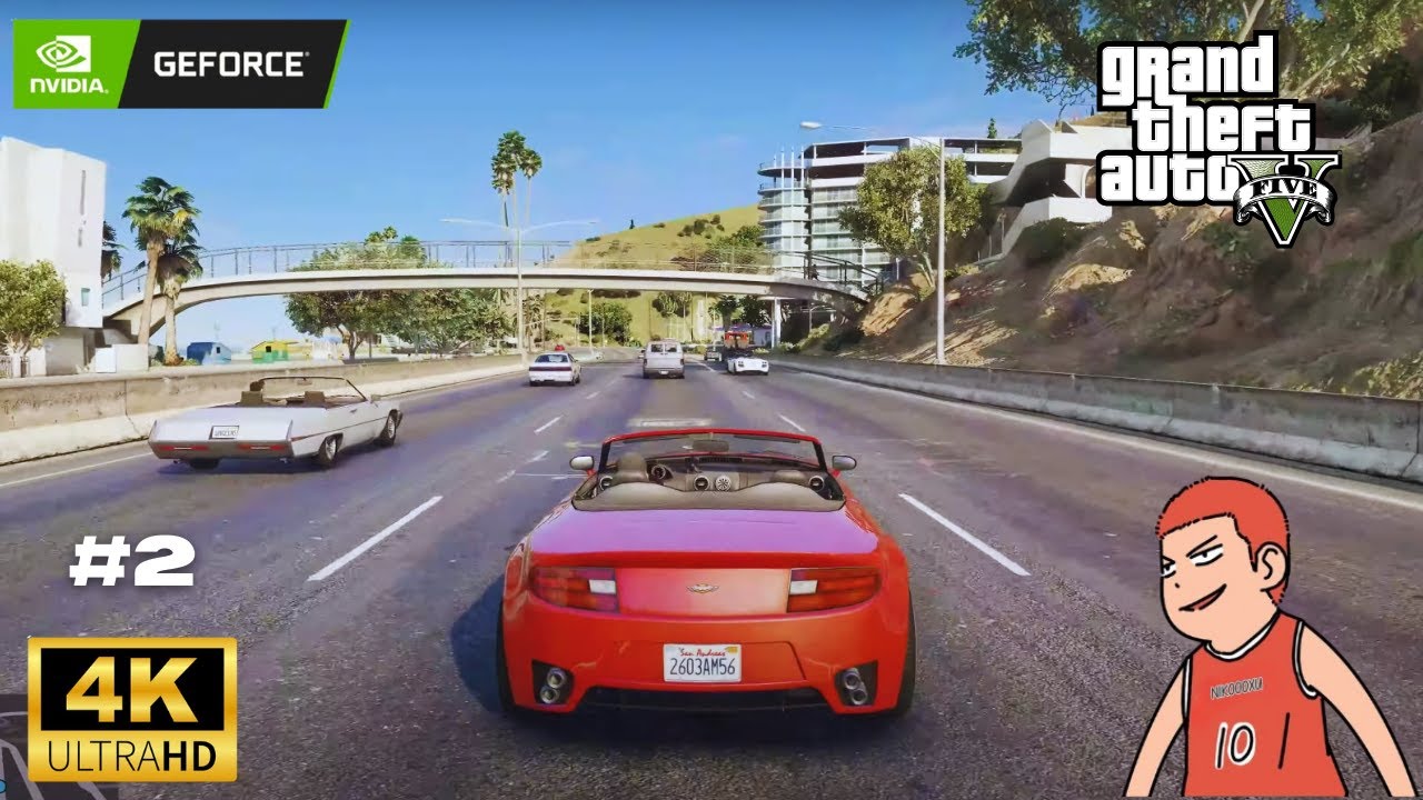 Grand Theft Auto 5 4K Ultra Graphics Gameplay Walkthrough Part 2 - GTA ...