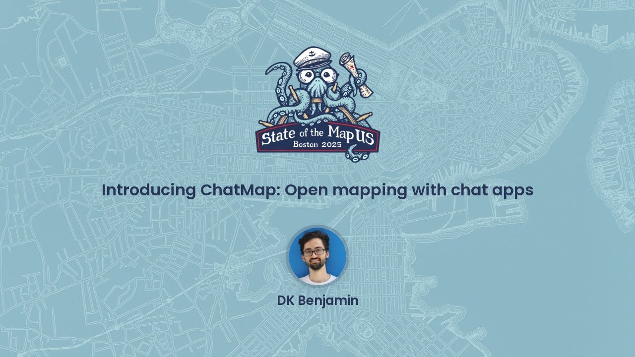 Introducing ChatMap: Open mapping with chat apps ~ DK Benjamin - YouTube