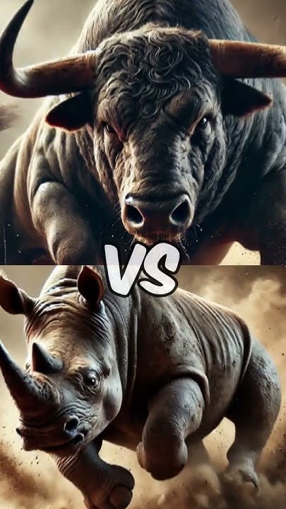 Rhinoceros VS Wild Animals #aishorts - YouTube