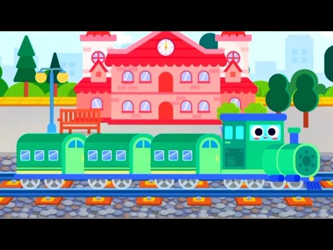 Create Relve station in kudfun||kidfunvideo||Cartoon video||engineer ...