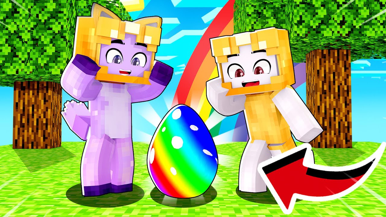Foxy & Boxy Hatch a RAINBOW EGG In MINECRAFT! (LankyBox Minecraft Movie ...