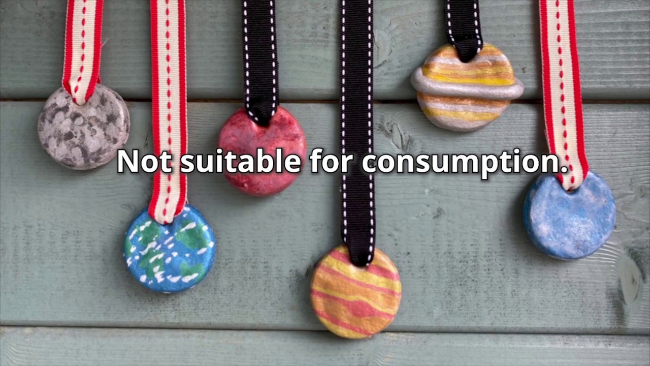 How to Make Salt Dough Planets - YouTube