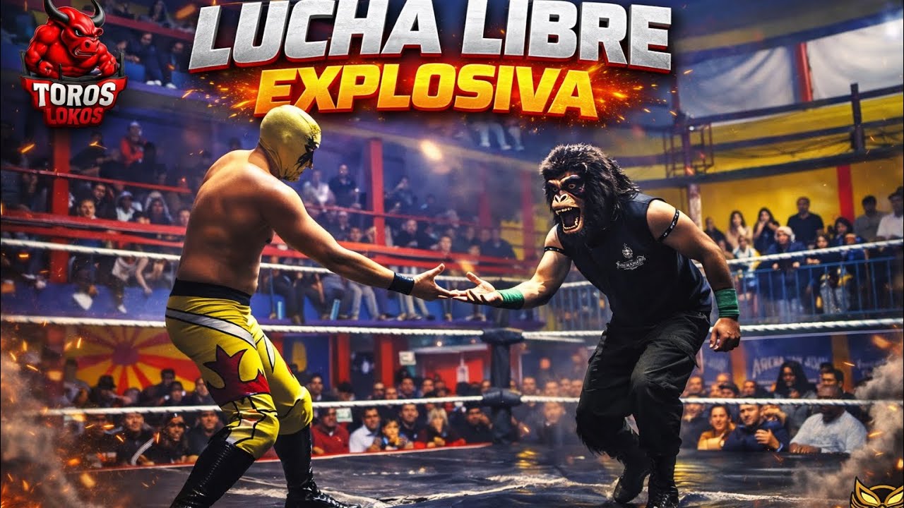 Flama Roja JR y Changuito vs Rey Avila y Little Boy - YouTube