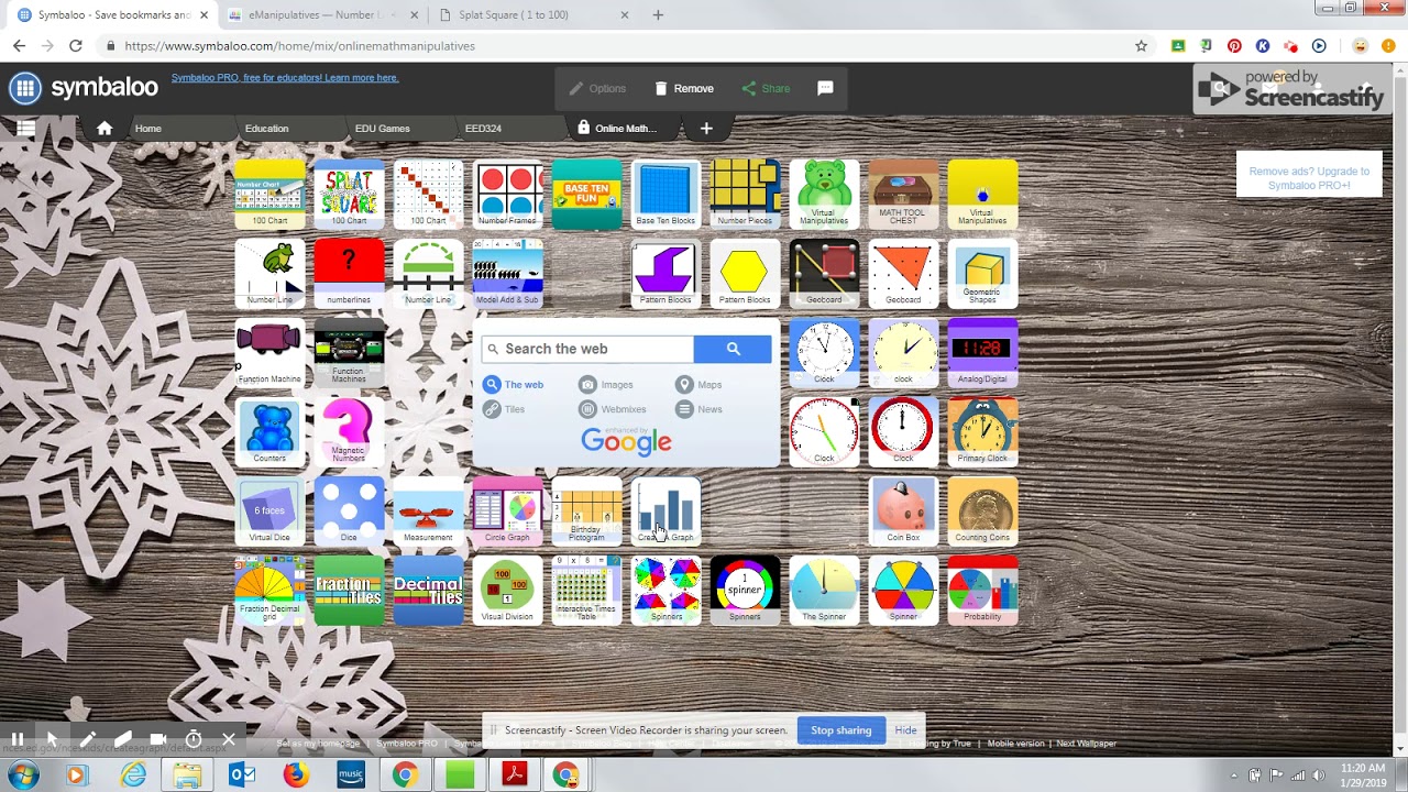 Symbaloo Webmix- Online Math Manipulatives - YouTube