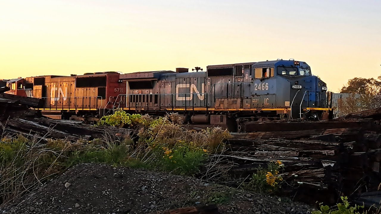 IC Blue Devil in the Golden Hour at CN Highbury in London, Canada - YouTube