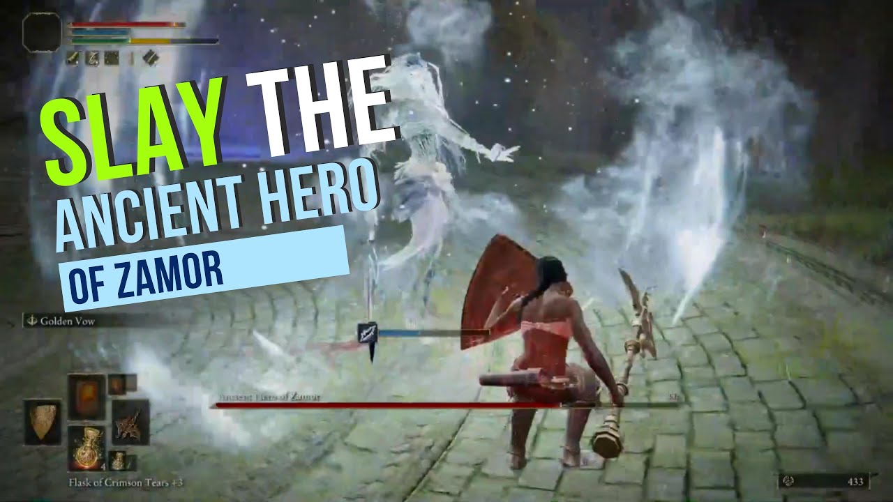 ELDEN RING - ANCIENT HERO OF ZAMOR BOSS FIGHT (Malee) - YouTube