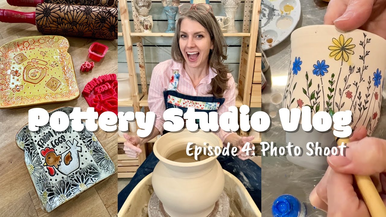 Pottery Studio Vlog. Episode 4: Photo Shoot Behind the Scenes. - YouTube