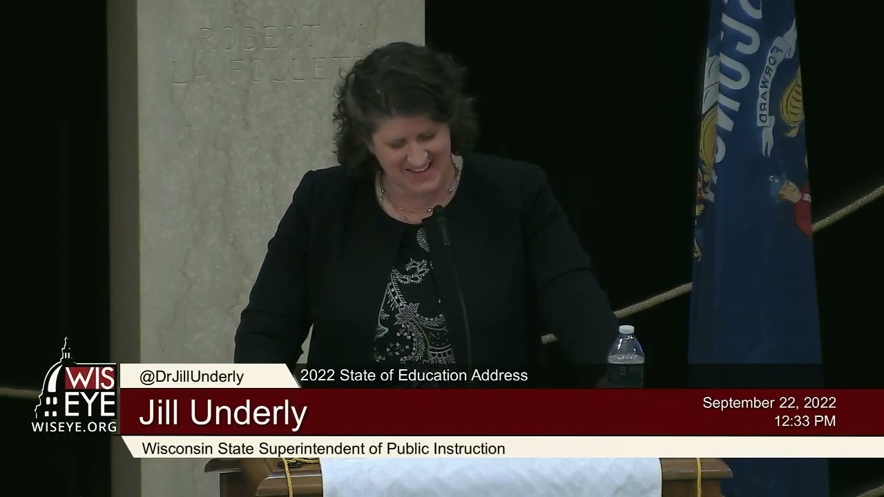 2022 State of Ed Address, State Superintendent Dr. Jill Underly - YouTube