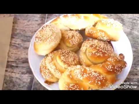 Serbetli,Küncütlü yumşaq bulkalar. Şetbetli susamli pogaca