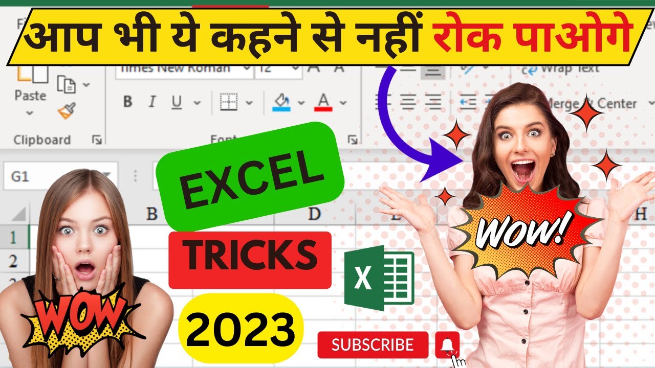 Top Most Excel Tips and Tricks in Just 4 Minutes || Two Ultimate Excel ...