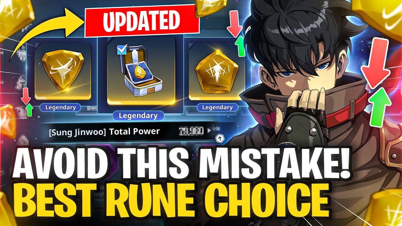 DON'T WASTE YOUR FREE LEGENDARY SKILL RUNE! - Solo Leveling Arise - YouTube